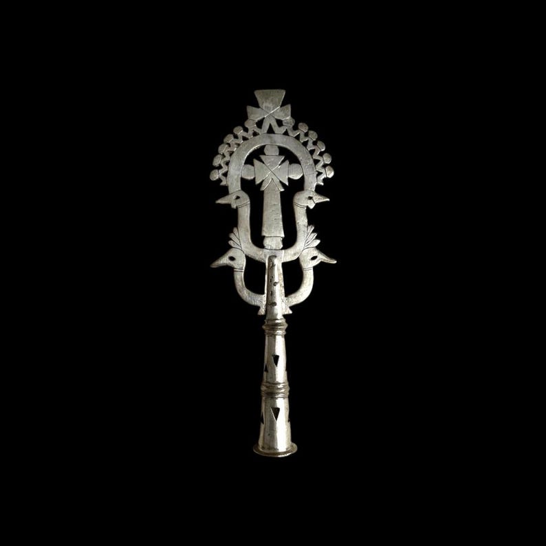 Antique Lalibela Ethiopian Orthodox Christian Standing Cross ...