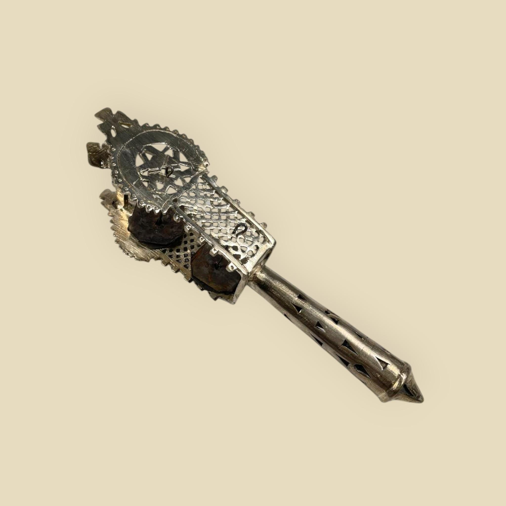 Antique Ethiopian Orthodox Sistrum – Traditional Liturgical Instrument ...