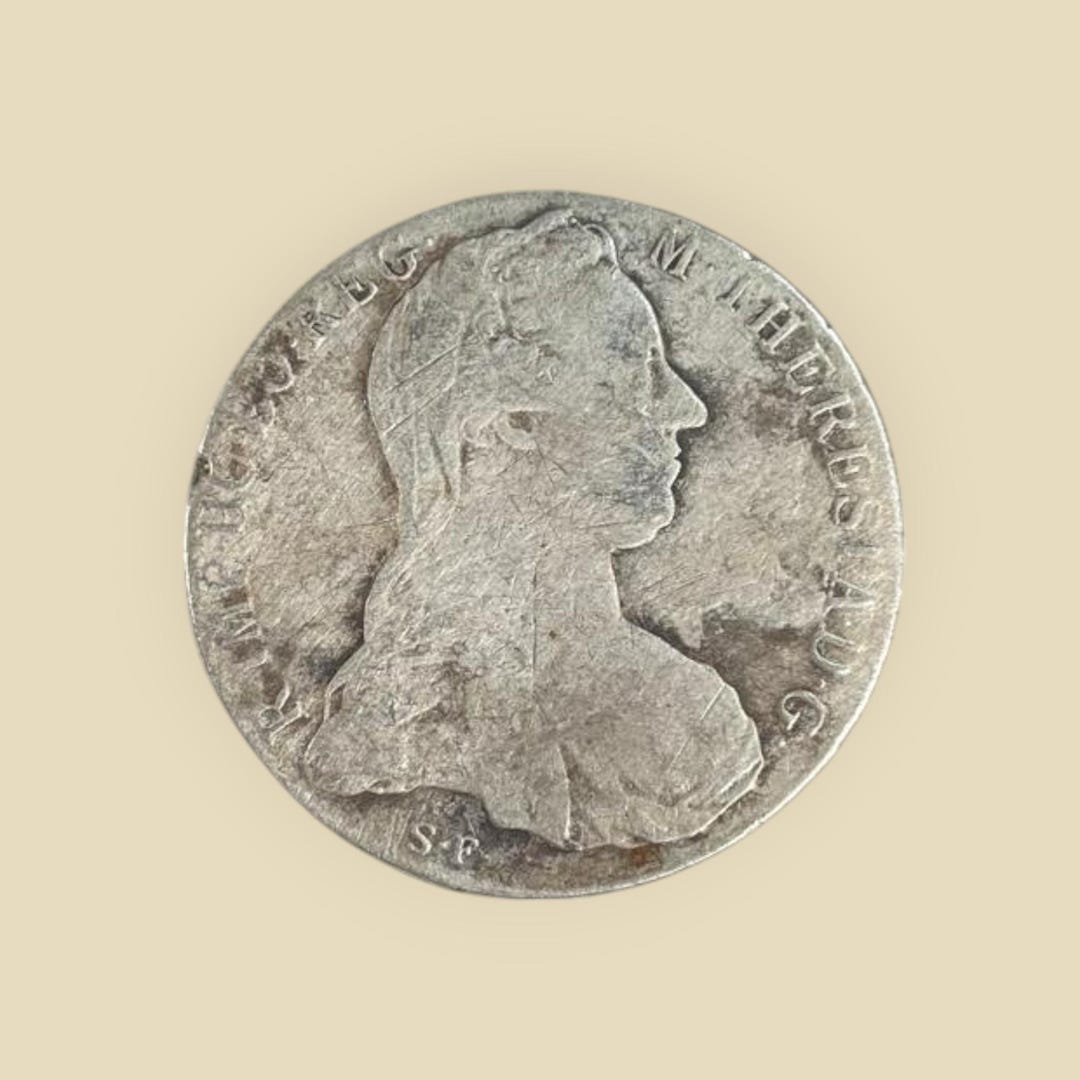 Rare Old Ethiopian Trade Coin – 1780 Austrian Maria Theresa Thaler ...