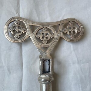Handmade Vintage Ethiopian Orthodox Church Prayer Staff Top - Coptic ...