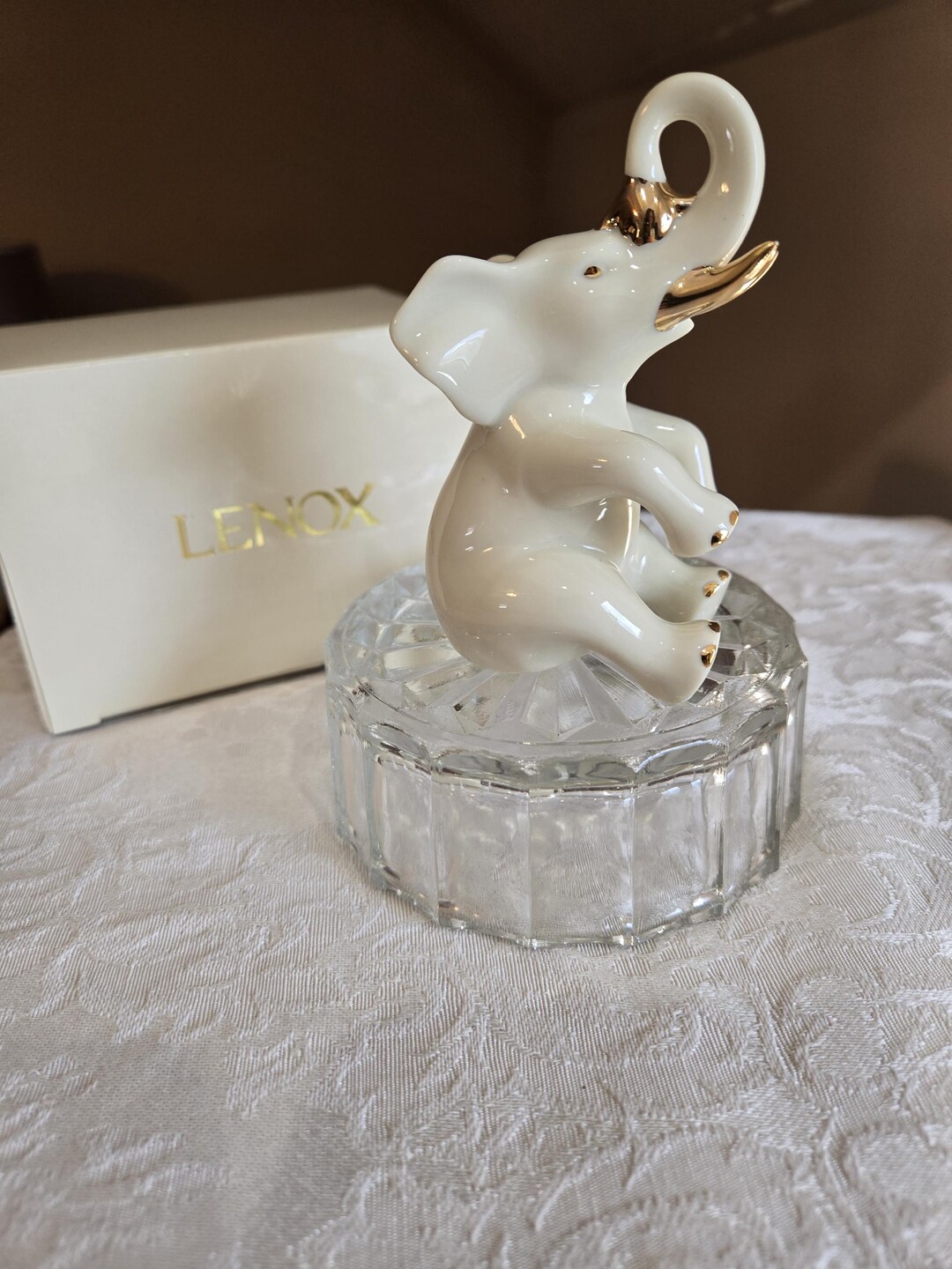 Lenox Bath Time Elephant Figurine - Etsy
