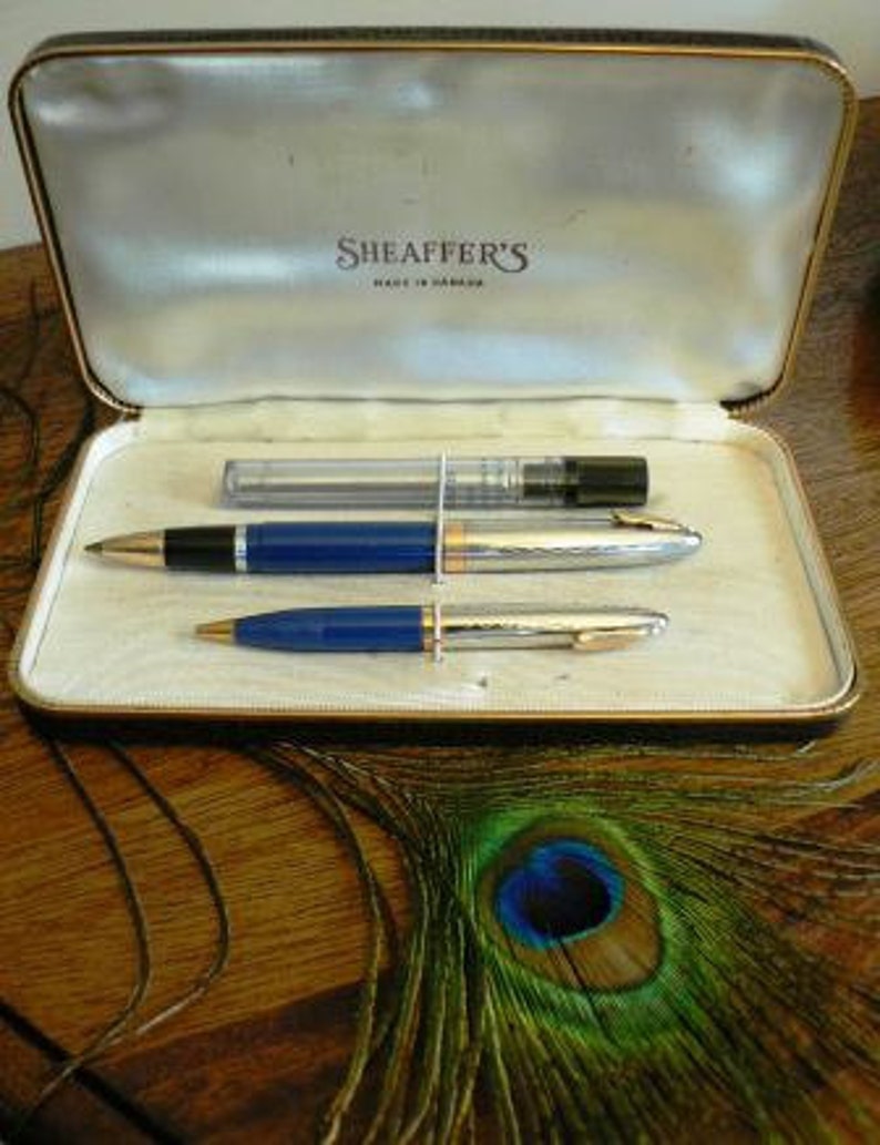Vintage Office ... Rare SHEAFFER PEN SET 2 Pce Box Set ... - Etsy