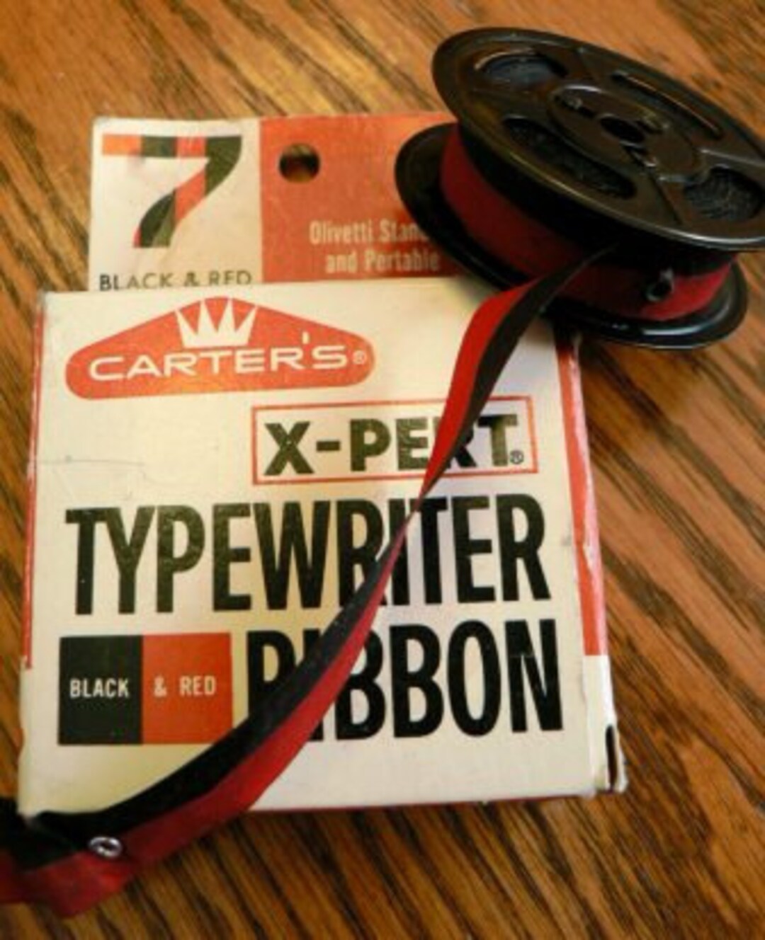 Vintage Office ... CARTER TYPEWRITER Xpert Seven RIBBON in Original Box ...
