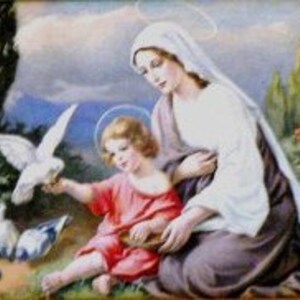 Vintage Wall Art ... Retro STUNNING ANGELIC SCENE ... - Etsy