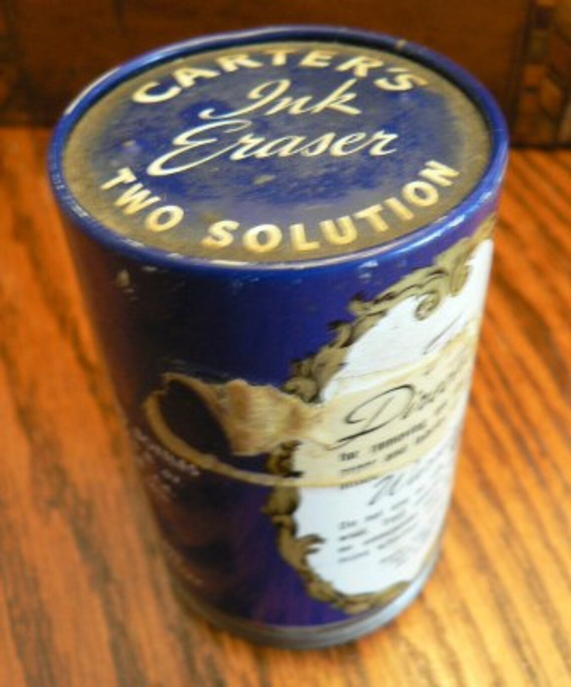 Vintage Office ... CARTERS INK ERASER Tin and Removers ... - Etsy
