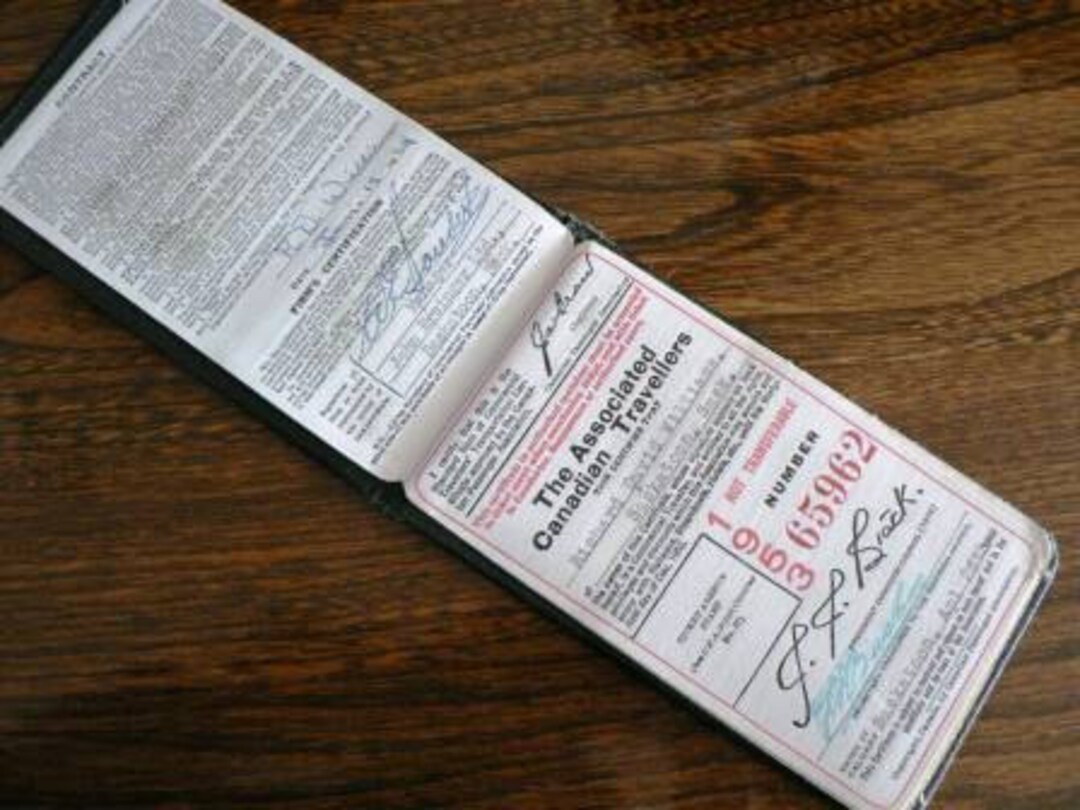 Vintage Office ... RAILWAY Train TICKET Travellers Salesman BOOK 1950 ...