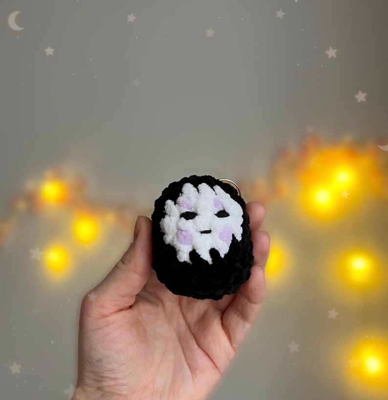 NO-FACE kaonashi Amigurumi Spirited Away Crochet No-face Plushie Anime ...