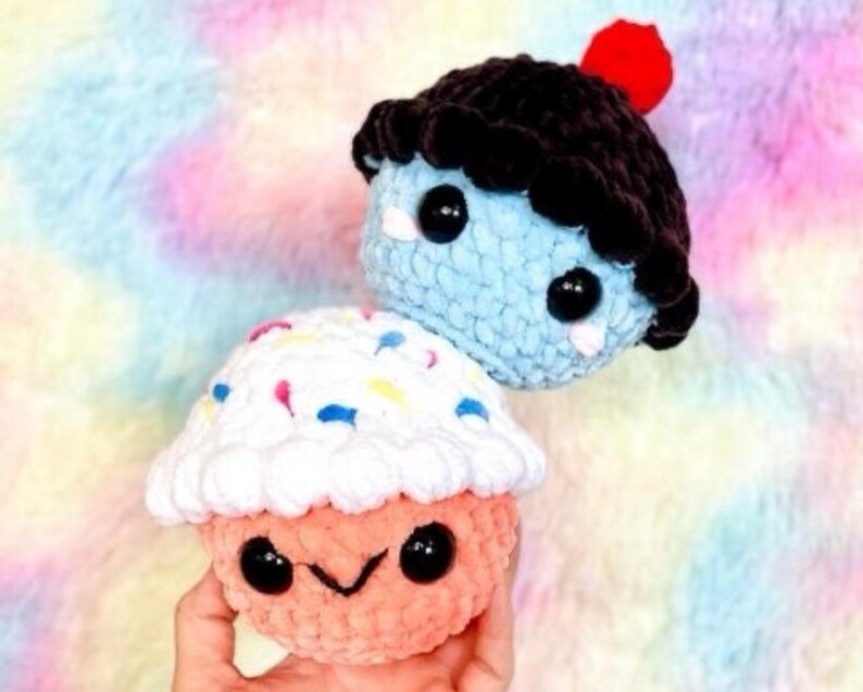 Birthday Cupcake Amigurumi Plush A Cute Birthday Handmade Gift Idea ...