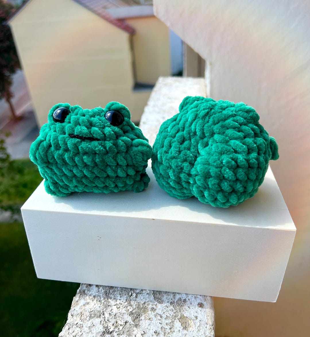Funny Frog Amigurumi With Butt, Crochet Soft Frog Toy With Butt for Frog Lovers - Etsy