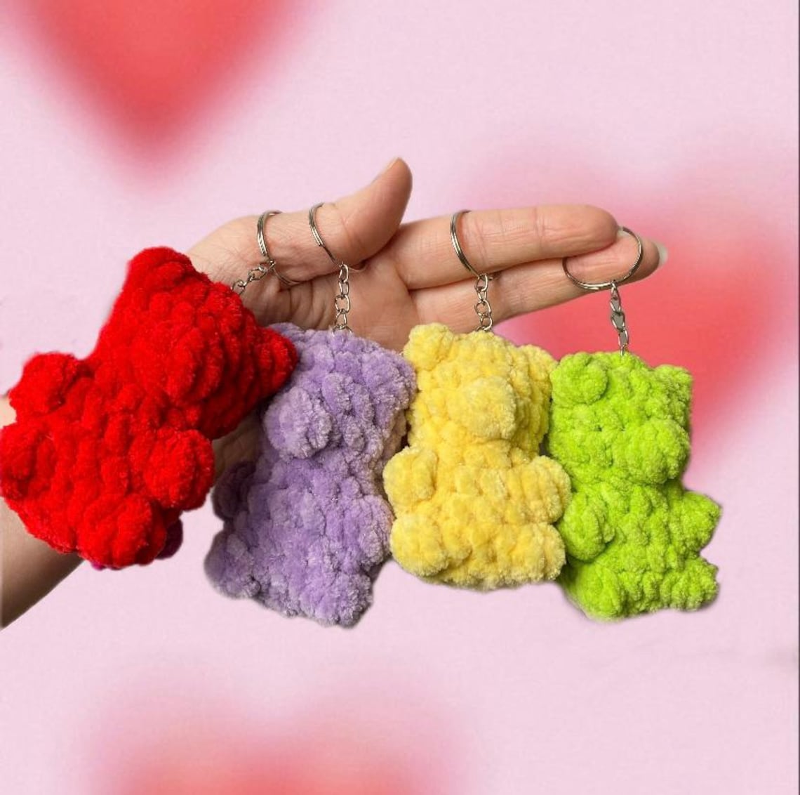 Gummy Bear Haribo Amigurumi Crochet Keychain , Handmade Bears - Etsy