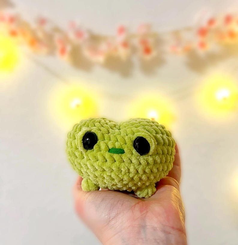 Sad Rain Frog Amigurumi | Crochet Desert Frog Plush | Handmade Soft ...