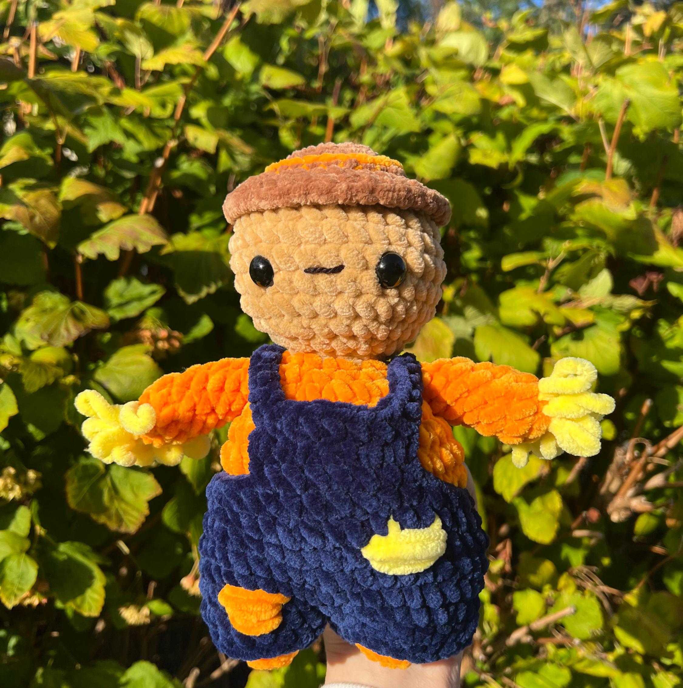 Scarecrow Amigurumi Crochet Hanfmade Scarecrow Stuffed Toy Gift Idea ...