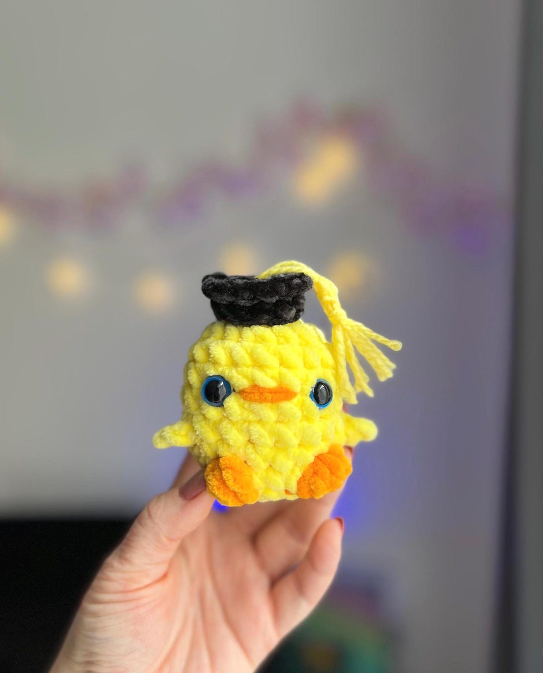 Crochet Duck Graduation 2025 Gift Amigurumi, With Graduation Cap ...
