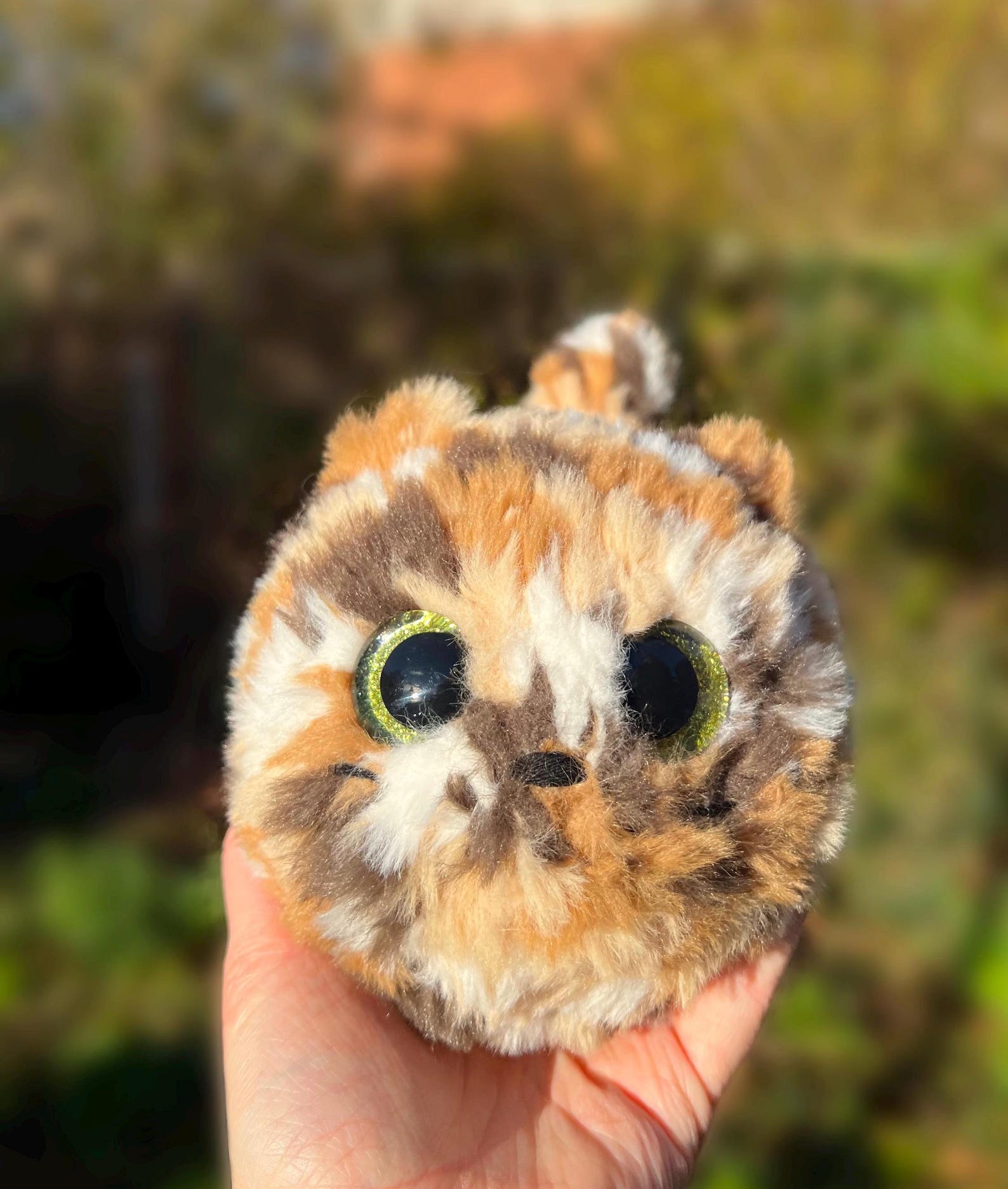 Fluffy Calico Cat Crochet Plush - Amigurumi Loaf Cat - Handmade Stuffed ...