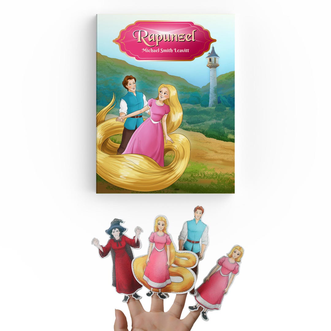Rapunzel Interactive Story Set | Classic Fairytale Bundle With Finger ...