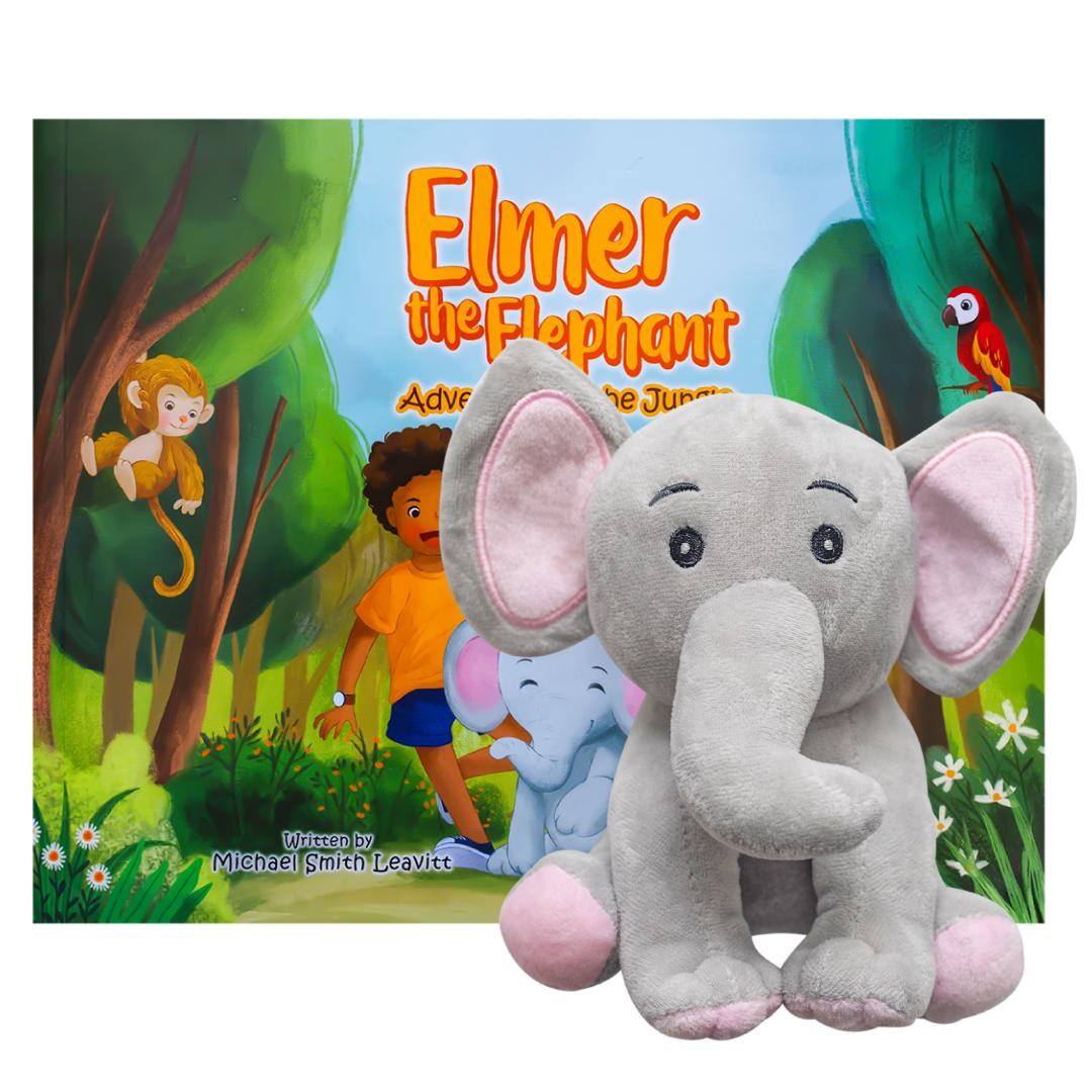 Elmer the Elephant Adventure in the Congo, Children's Book & Plush ...