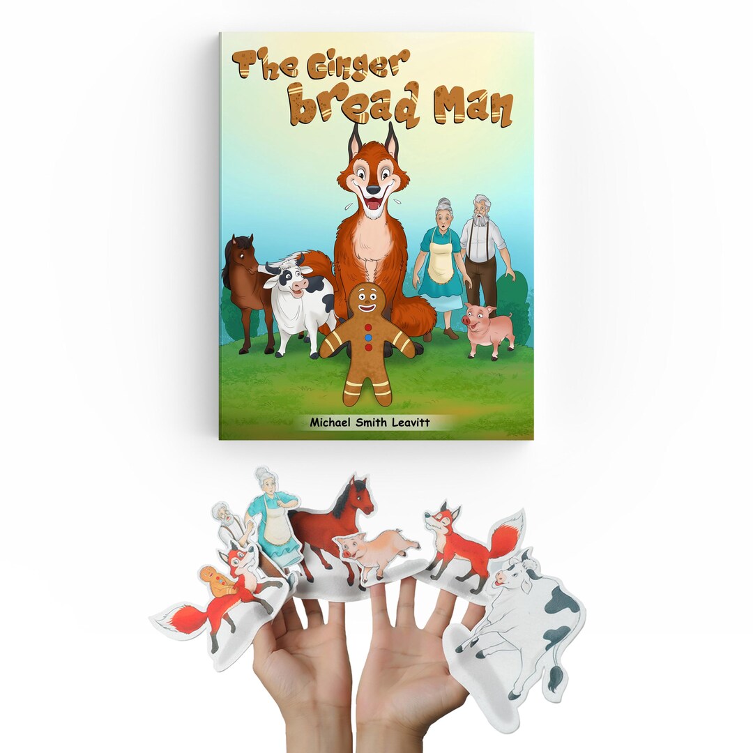 Gingerbread Man Interactive Story Set | Classic Fairy Tale With Finger ...