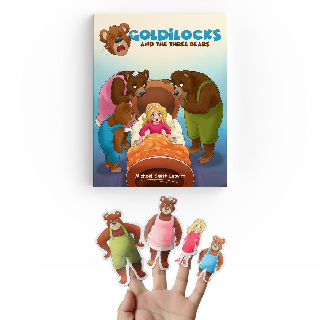 Lahey Lane Goldilocks & the Three Bears Interactive Story Set - Fairy ...