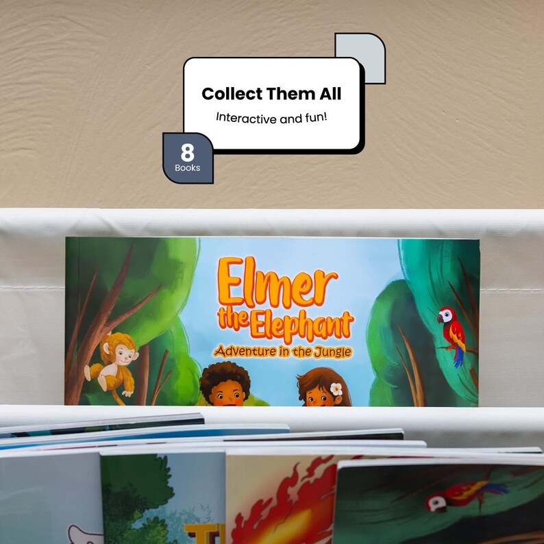 Elmer the Elephant Adventure in the Congo, Children's Book & Plush ...