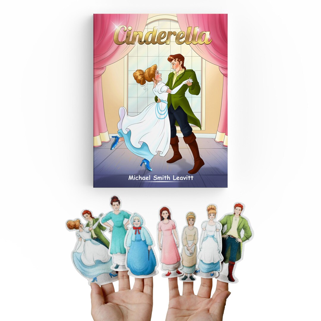Cinderella Interactive Story Set – Classic Fairytale Book With Finger ...