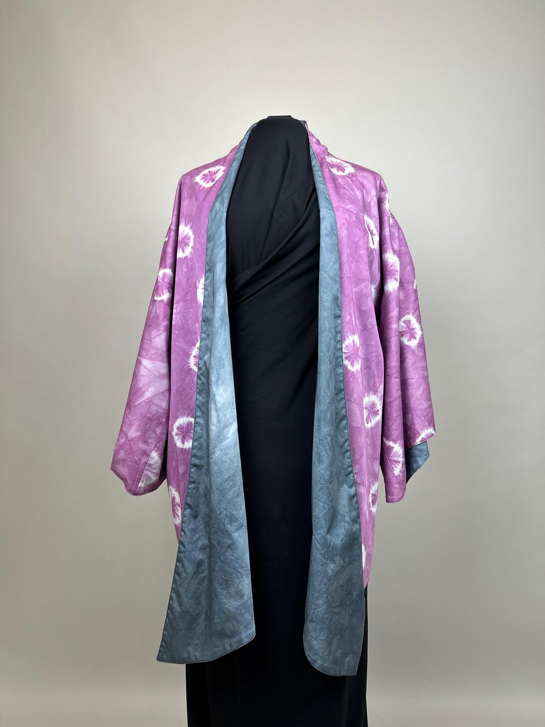 Kimono Poplin Reversible Zero Waste. Handmade. Unisex. - Etsy