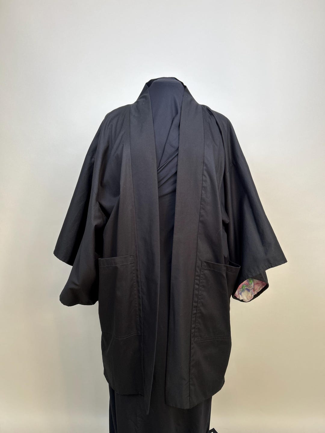 Haori Zero Waste Traditional Japanese Coat. Handmade. - Etsy