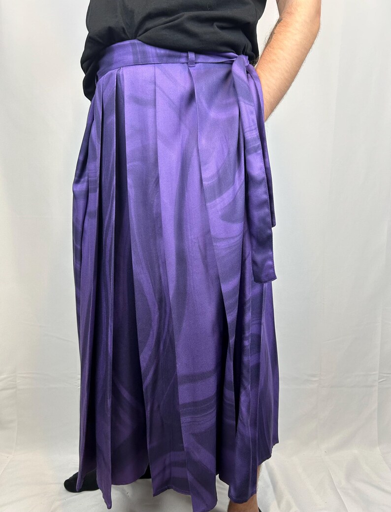 Hakama Pants Purple, Samurai Pants - Size S/M. Handmade. Unisex. - Etsy