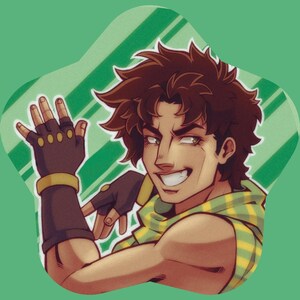 JJBA Star Buttons | Holographic Buttons | Wave 1 - Etsy