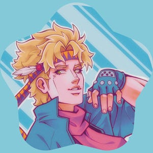 JJBA Star Buttons | Holographic Buttons | Wave 1 - Etsy