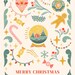 Cozy Colorful Boho Christmas Holiday Card, Custom Photo Christmas ...