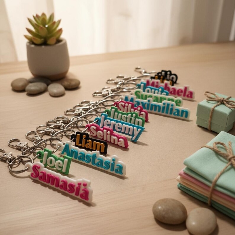 Digitaler Download STL Datei Schlüsselanhänger Personalisiert 3D Druck ...