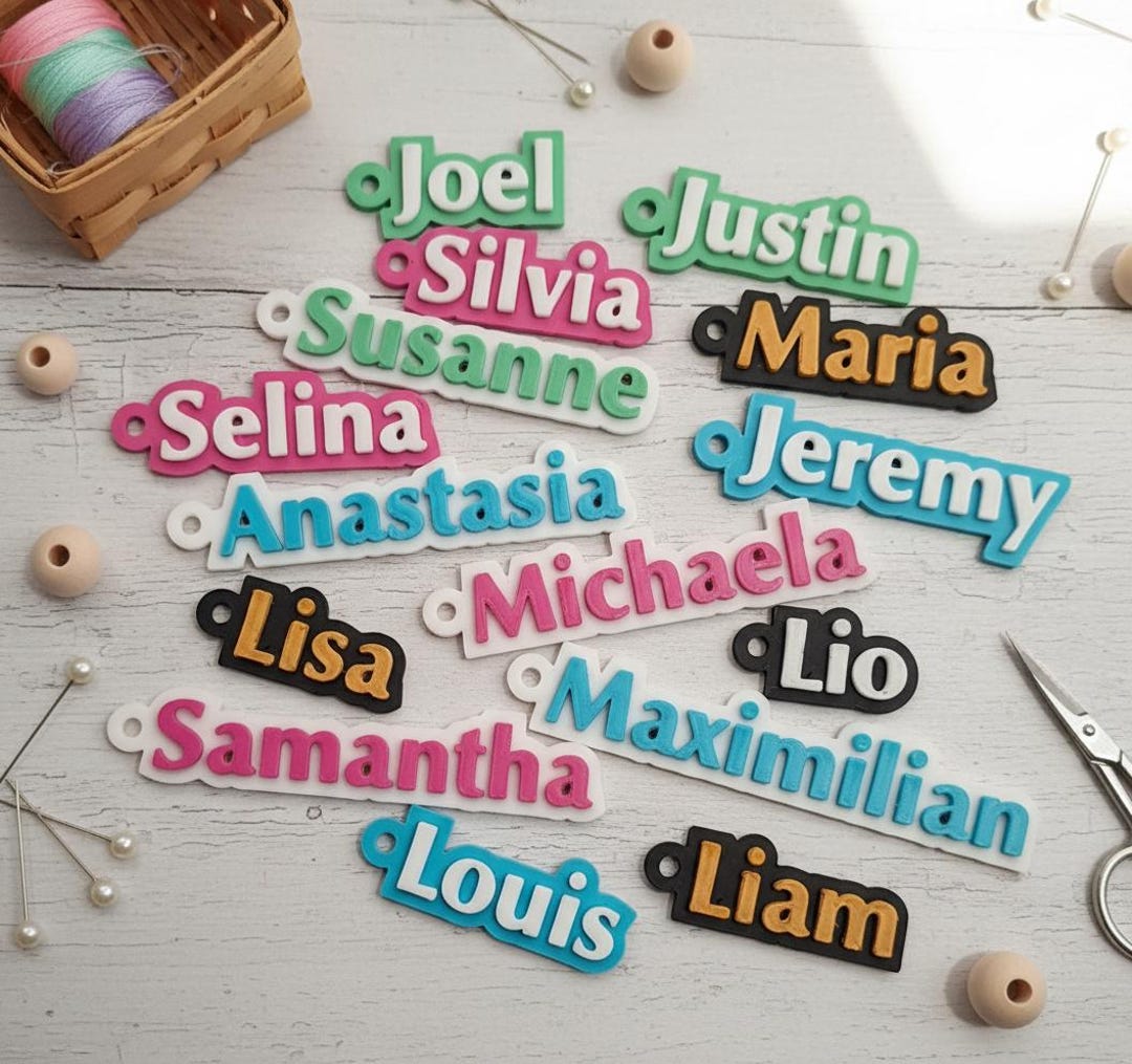 Digital Download STL File Keychain Personalized 3D Print for Download ...