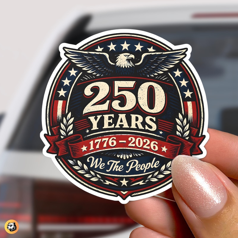 250years of Freedom Decal - Etsy