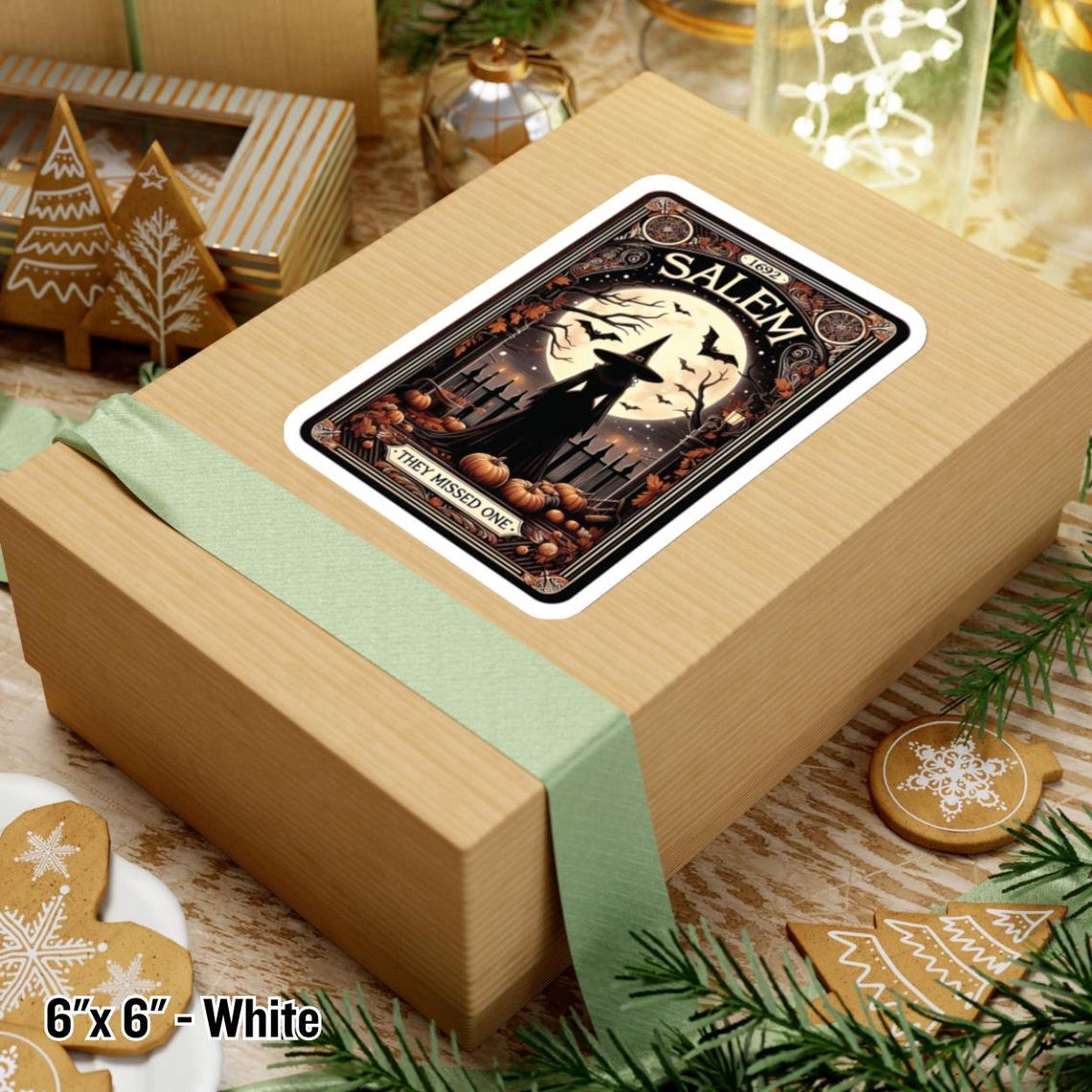 Salem Witch Tarot Sticker: Halloween Vinyl Decal - Etsy