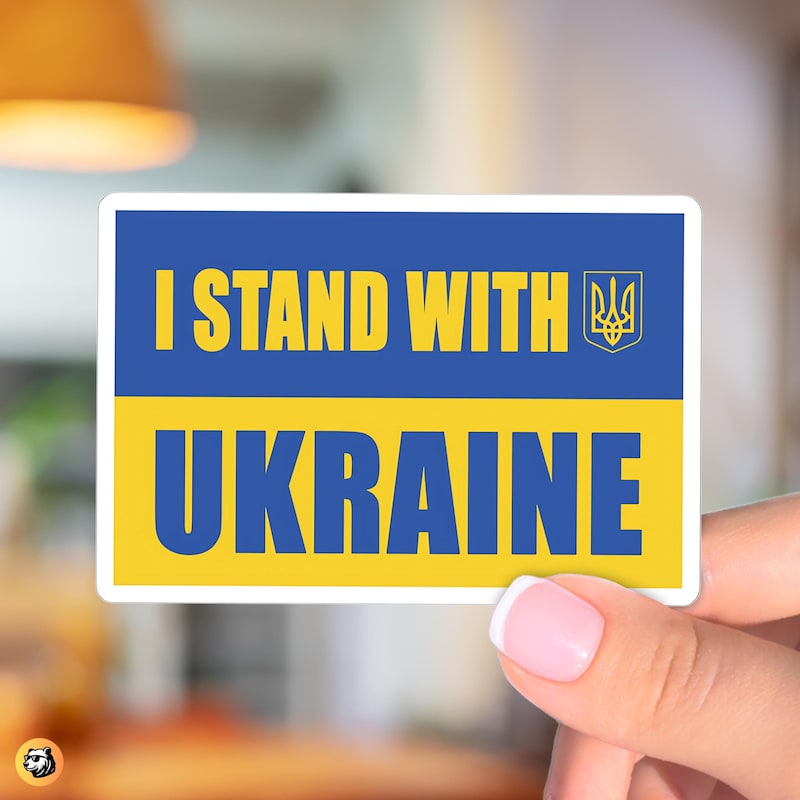 I Stand With Ukraine Stickers - Etsy