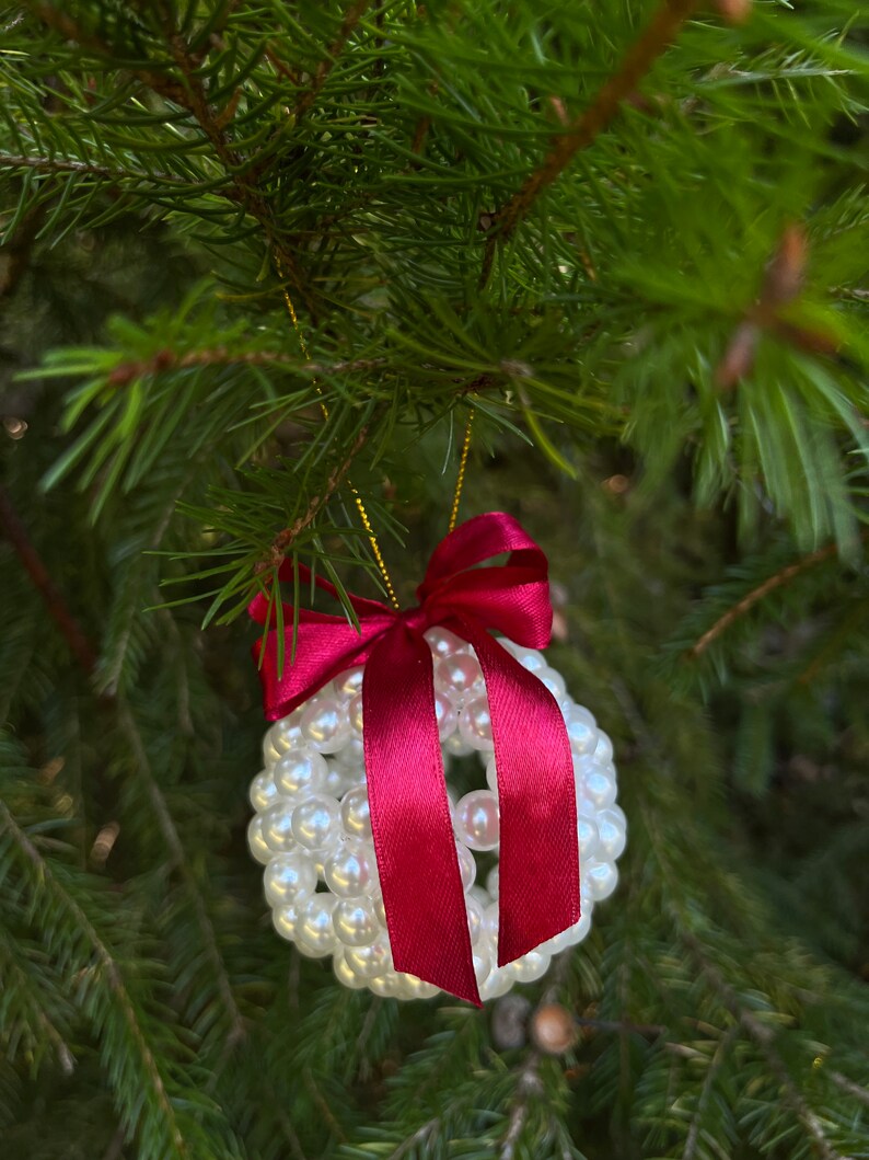 Pearl Christmas Tree Decoration, Christmas Tree Ornaments, Christmas ...