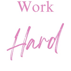 Pink Motivational Wall Art - Etsy