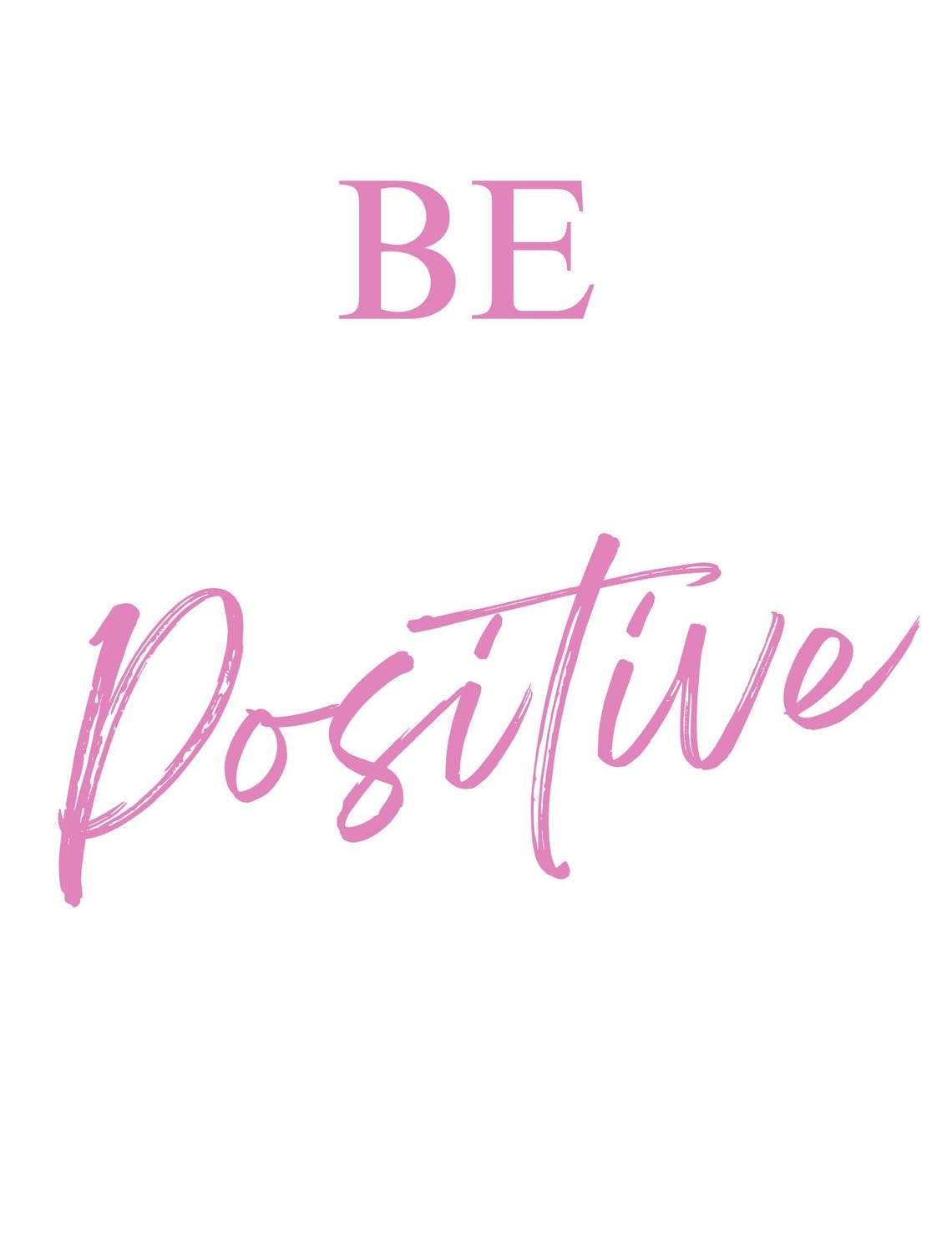 Pink Motivational Wall Art - Etsy