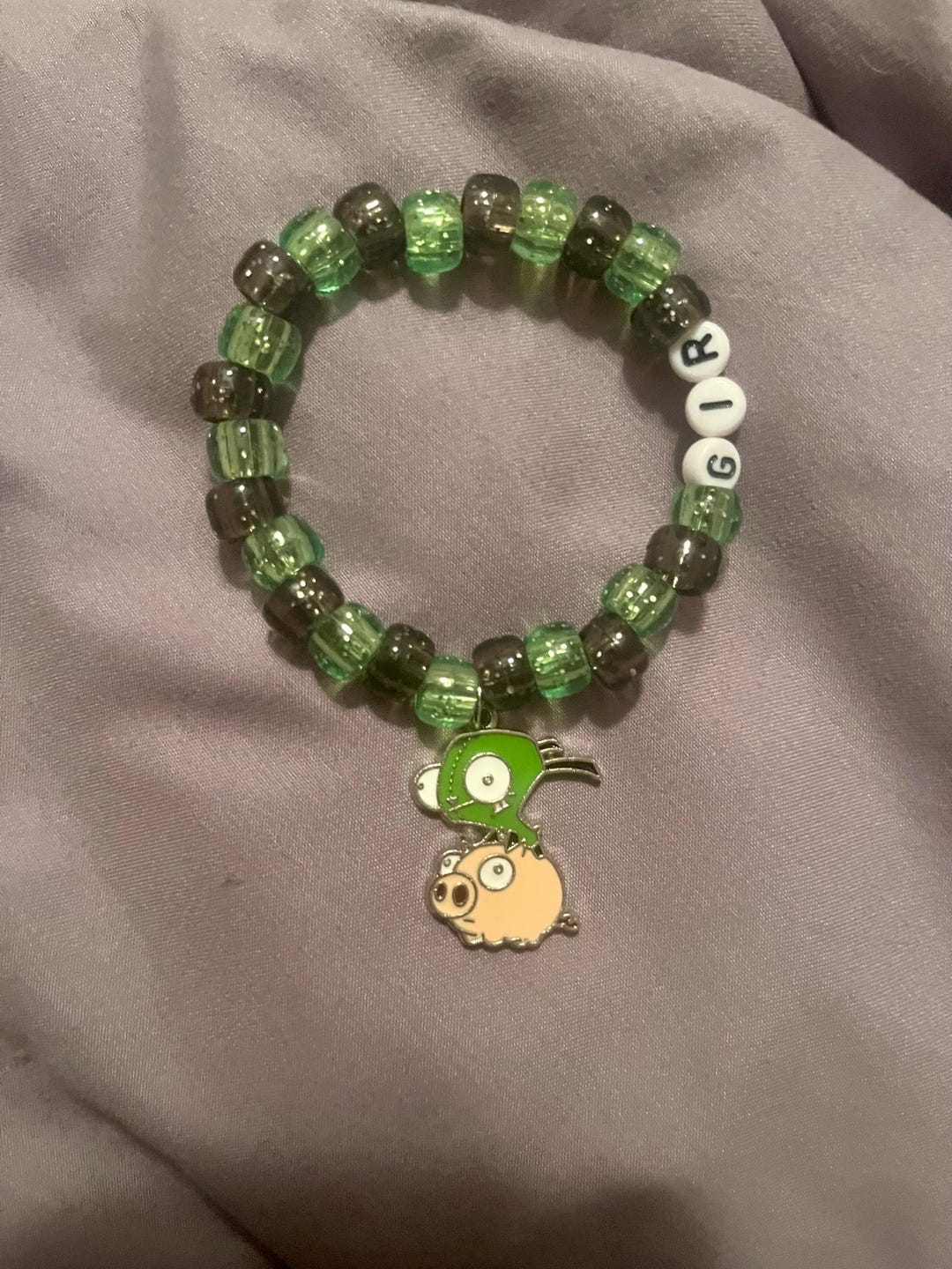 Invader Zim Gir Kandi Bracelet Emo Scenecore Kidcore - Etsy