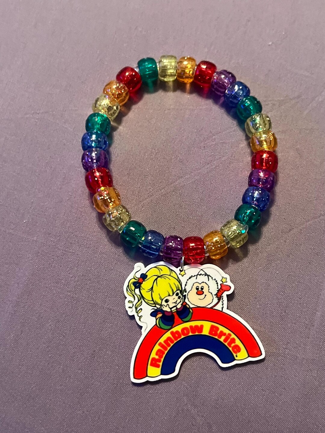 Rainbow Brite Vintage Kidcore Clowncore Scenecore Kandi Bracelet ...