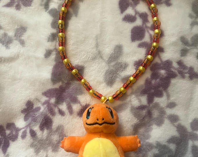 Pokémon Charizard Scenecore Kandi Necklace - Etsy