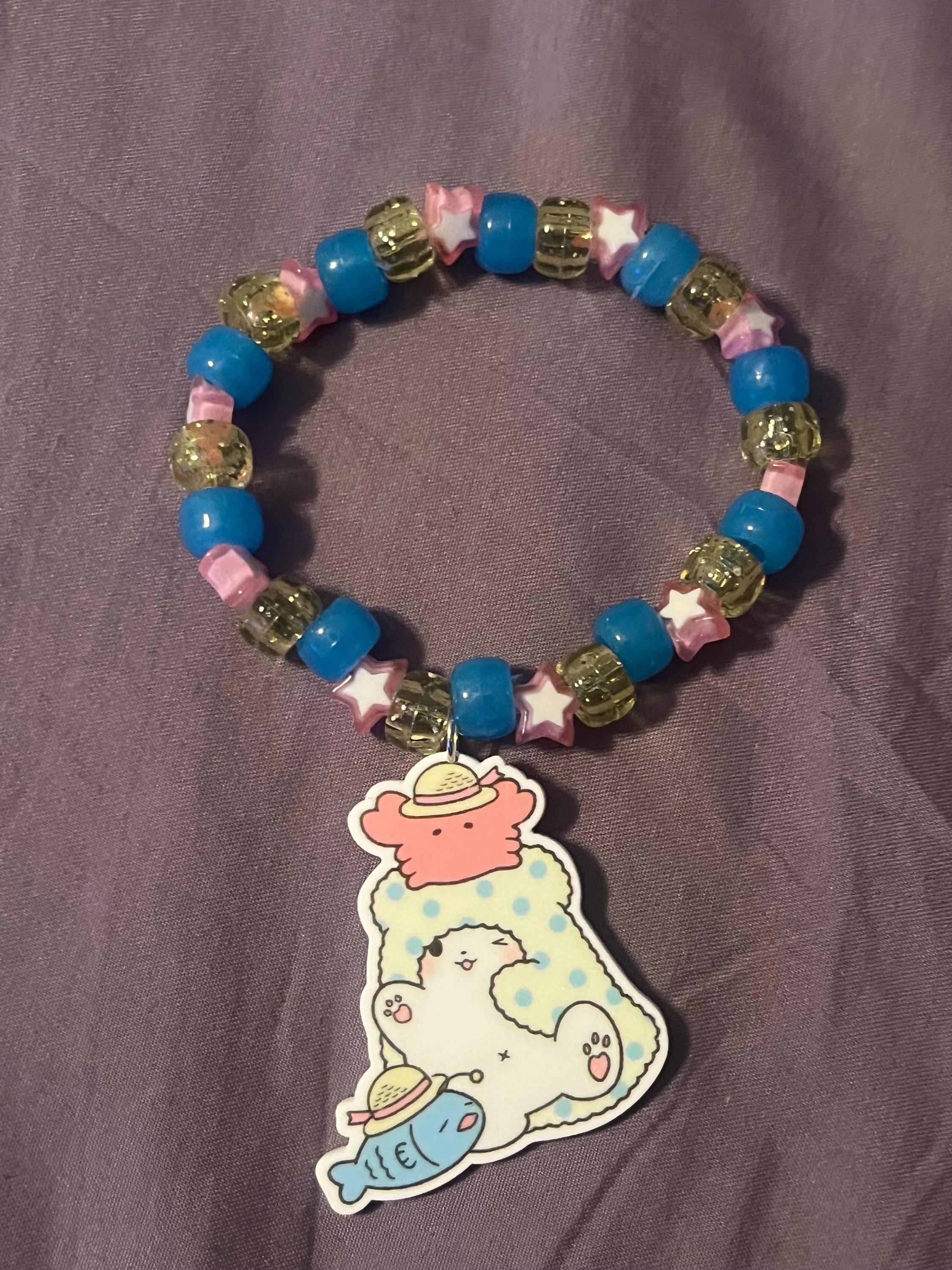 Hello Kitty Kawaii Sanrio Scenecore Kandi Bracelet Coquette - Etsy