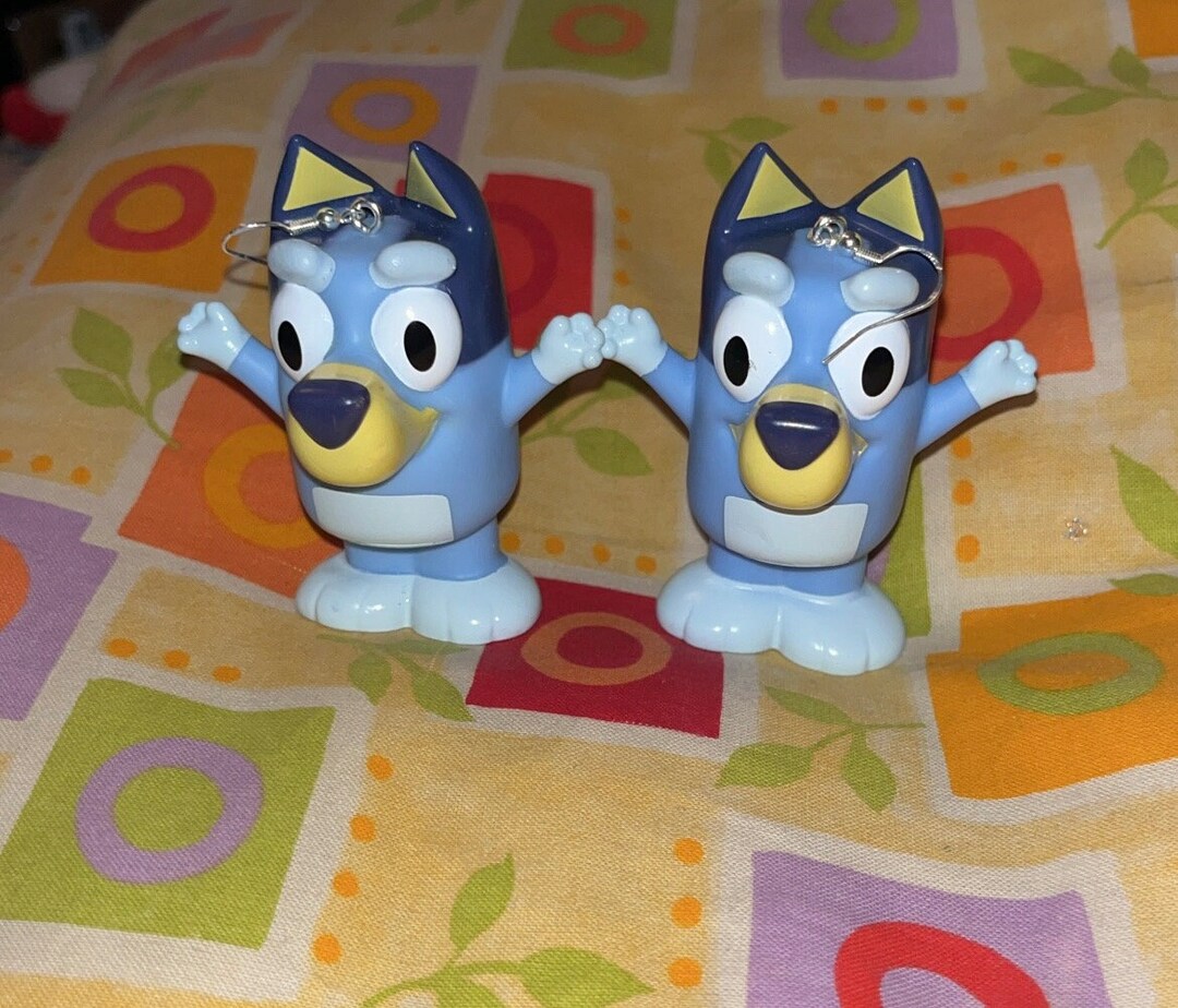 Bluey Earrings - Etsy