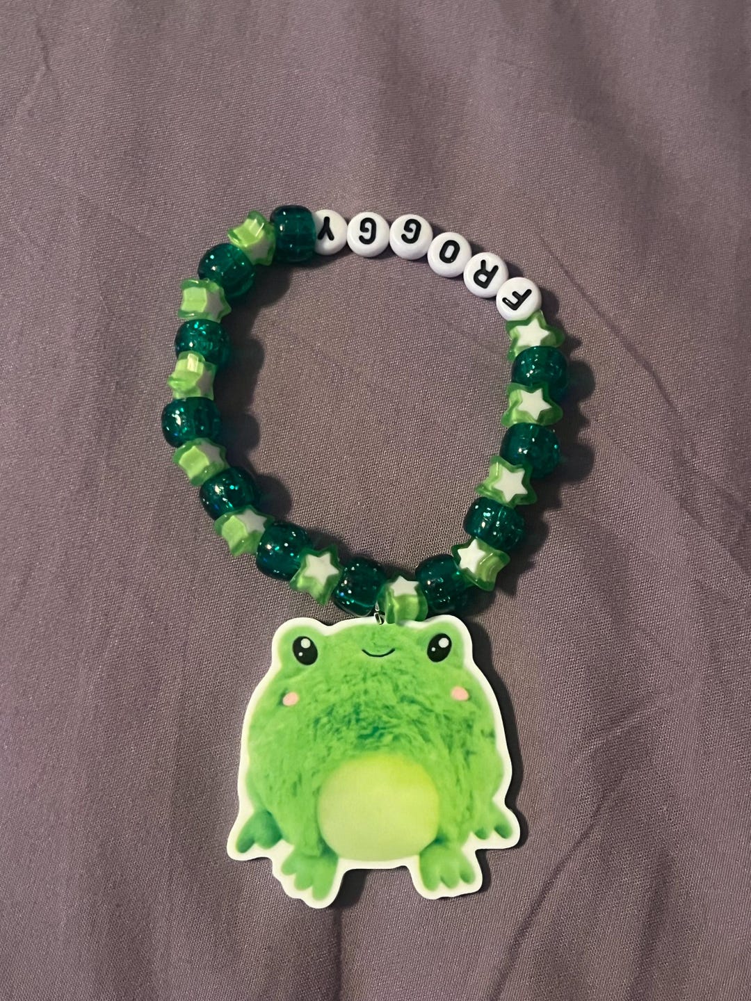 Scenecore Frog Kandi Bracelet Cottagecore Coquette - Etsy