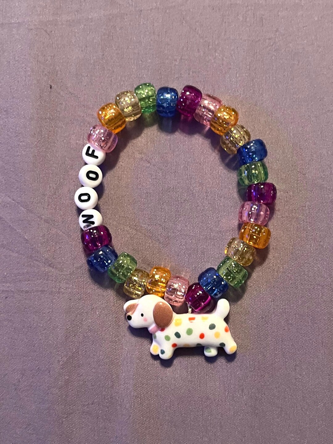 Clowncore Clown Dog Kidcore Scenecore Kandi Bracelet - Etsy