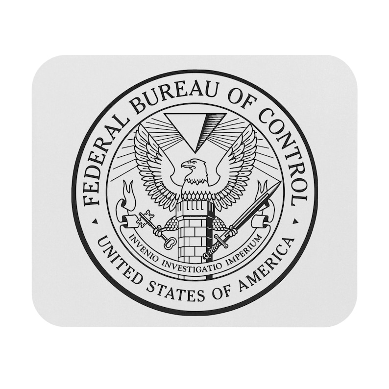 FBC Mouse Pad: Federal Bureau of Control, Gamer Gift 9"x8" Rectangular ...