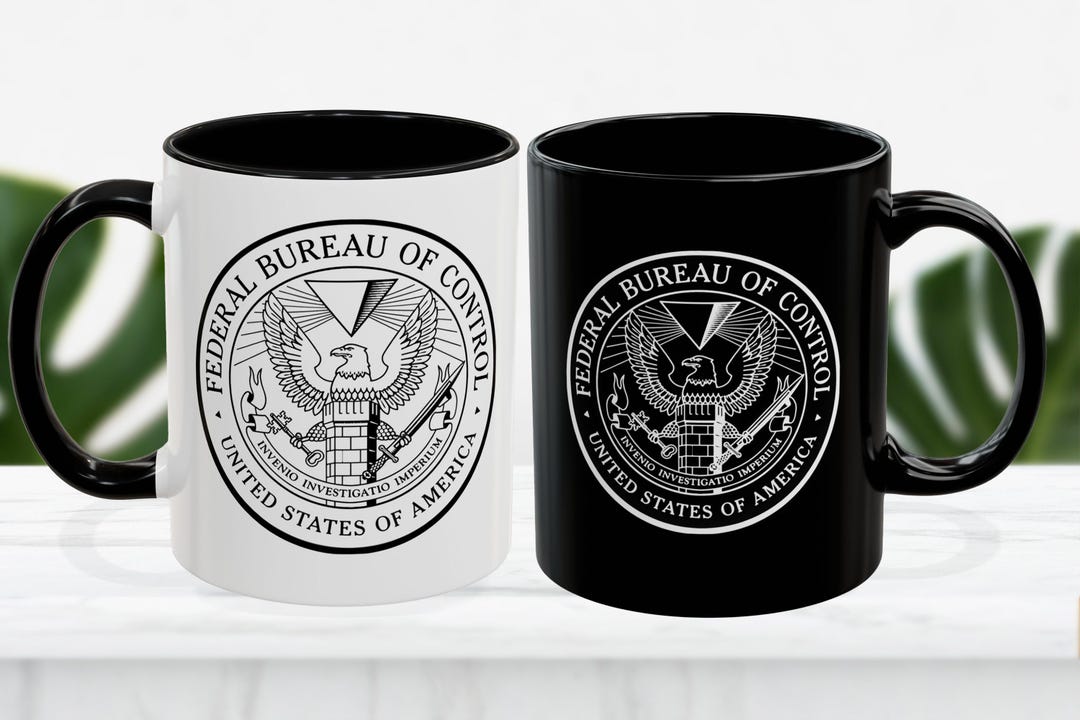 FBC Coffee Mug: Federal Bureau of Control, Gamer Gift (11 Oz & 15 Oz ...