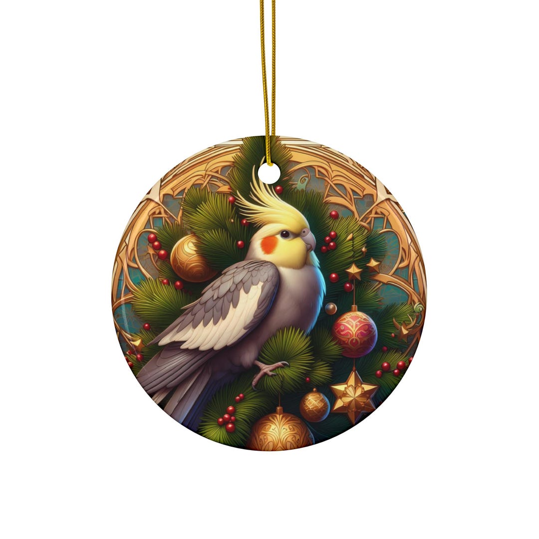 Cockatiel Christmas Tree Ornament - Etsy UK