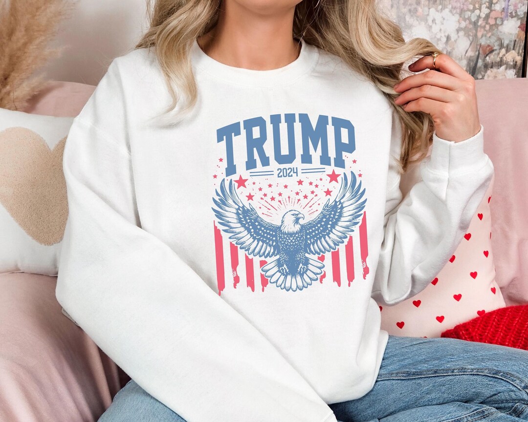 Retro Trump 2024 Election Shirt, America Trump Eagle Shirt, Vintage ...