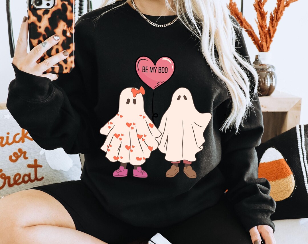 Be My Boo Ghost Shirt, Be My Boo Valentine Day Shirt, Valentine Day ...